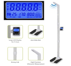 BL200 Ultrasonic Weight Height Scale with BMI